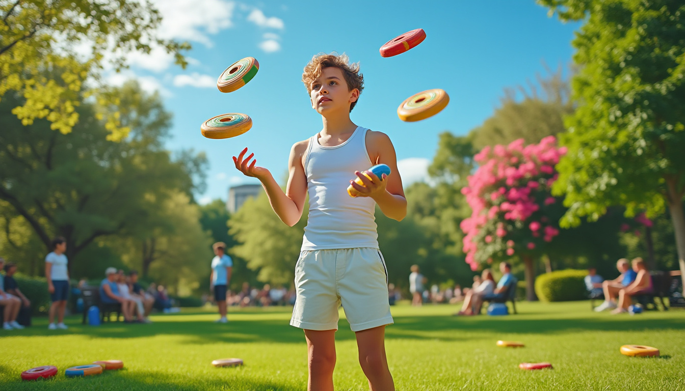 Découvrez l'art de jongler avec des massues