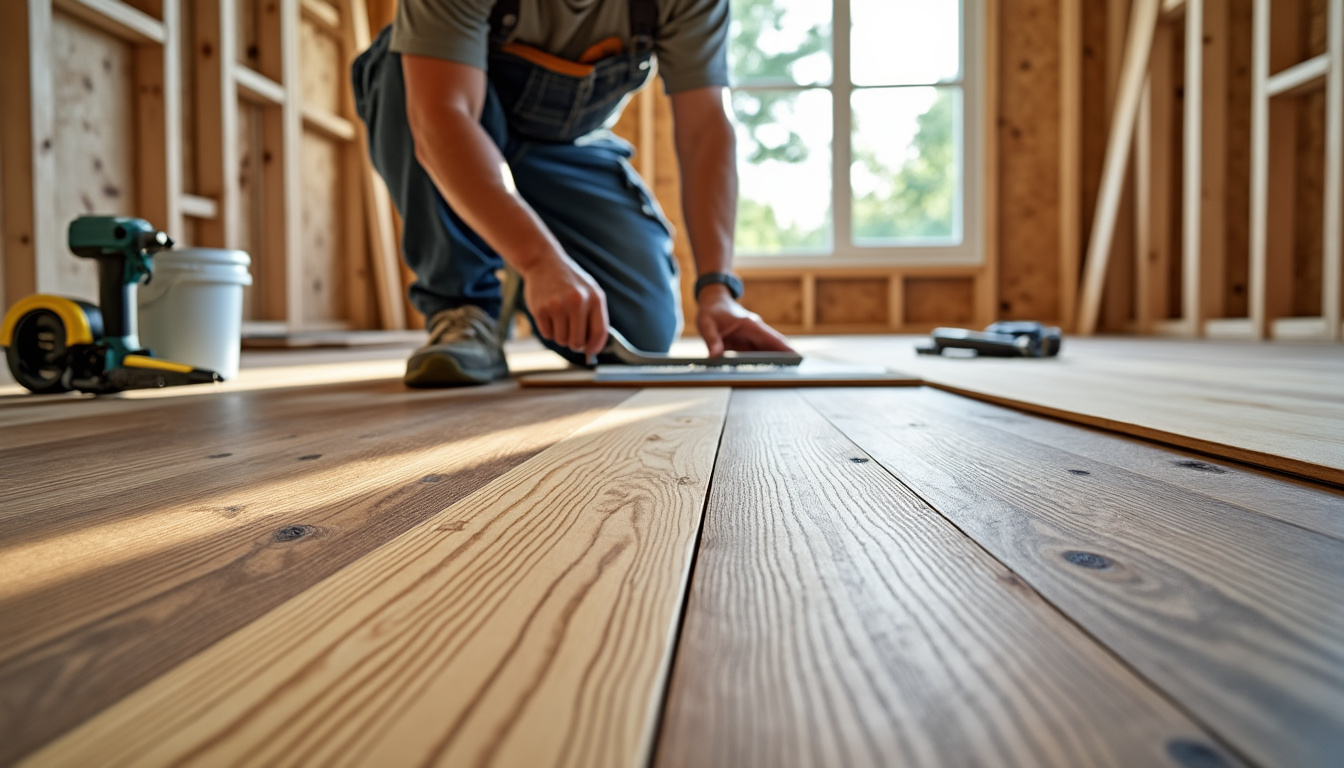 Poser du parquet massif collé : les clés d'une installation réussie